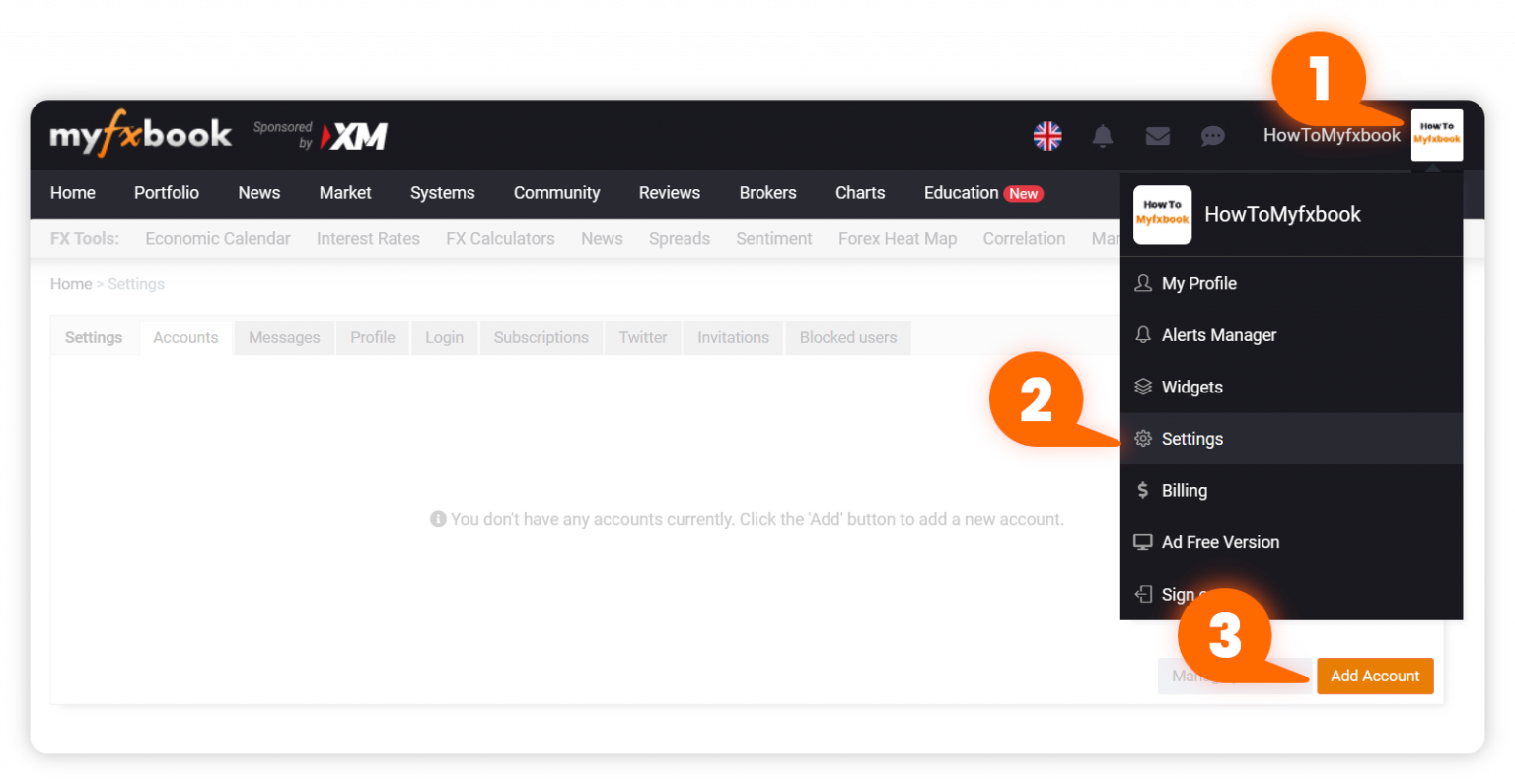 MetaTrader 4 connection methods – Myfxbook Help