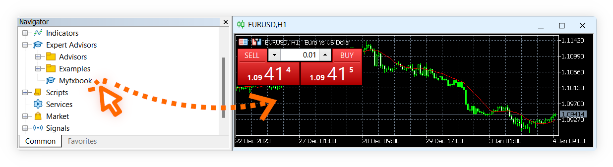MetaTrader 5 connection methods – Myfxbook Help